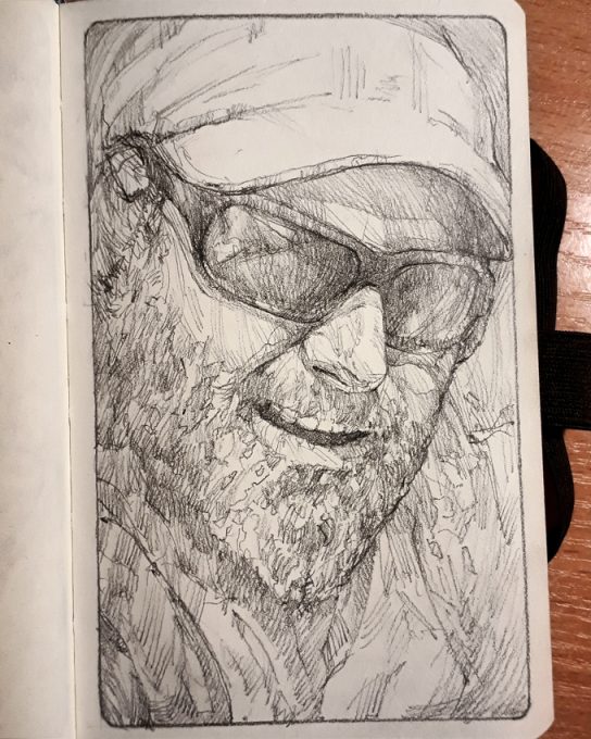 Self Portrait – Sketchbook drawing - Figure Drawing by Dimitar Hristov ...